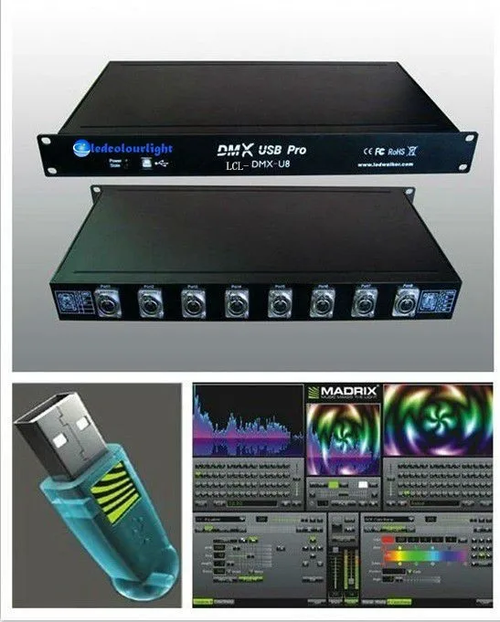 Dmx Controller 3d Effect Led Vertical Tube Light/ Led Matrix 360 Degree ...