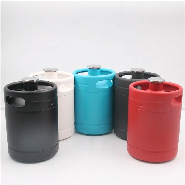 64oz Refillable Color Stainless Steel Small Homebrew Keg