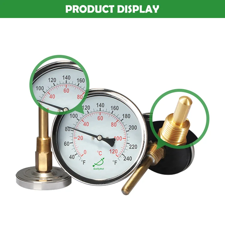 Best Price Temperature Indicator Dial Type Boiler Bimetal Thermometer ...