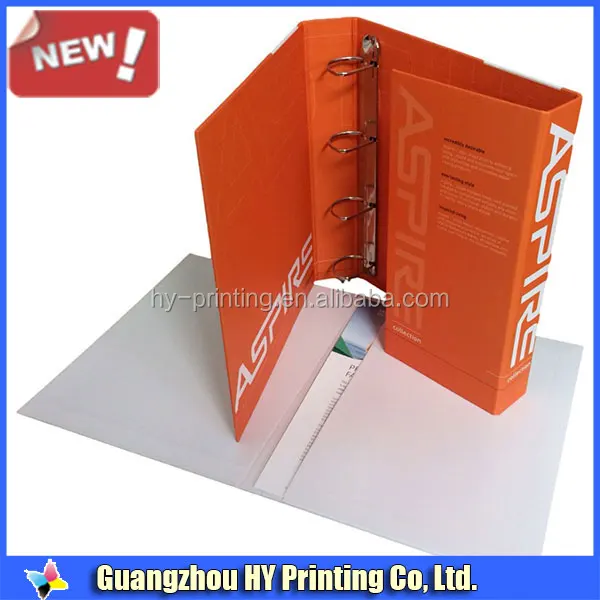 Customized 3 Flap Paper Cardboard File Folder Documents Holder Ring ...