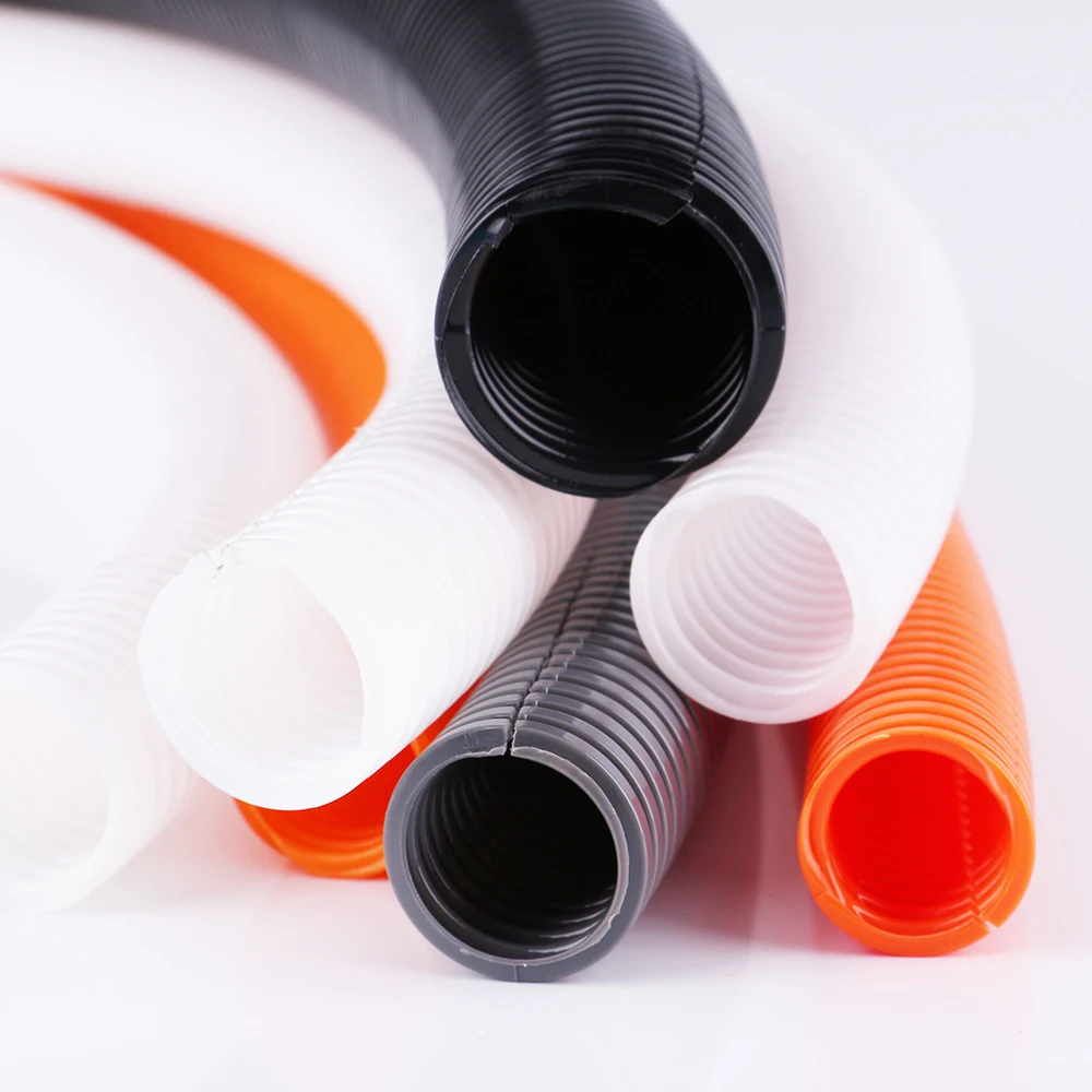 Flexible Corrugated Plastic Flame-retardant Nylon Split Hose - Buy ...