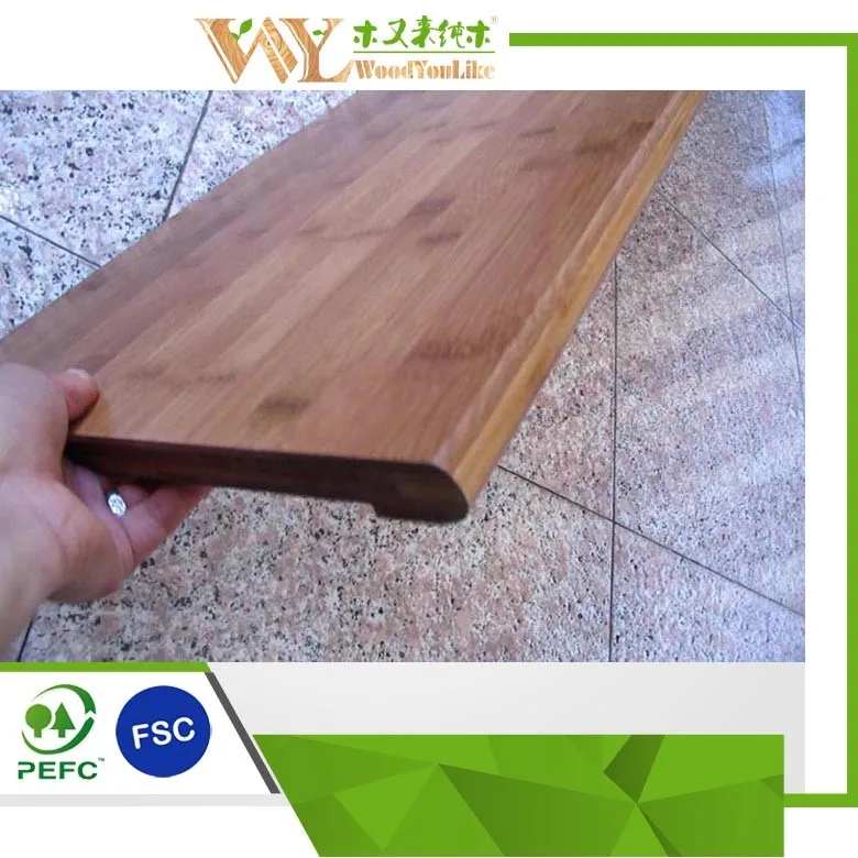 Best Selling Bamboo Stair Tread Carbonized Horizontal Solid Bamboo ...