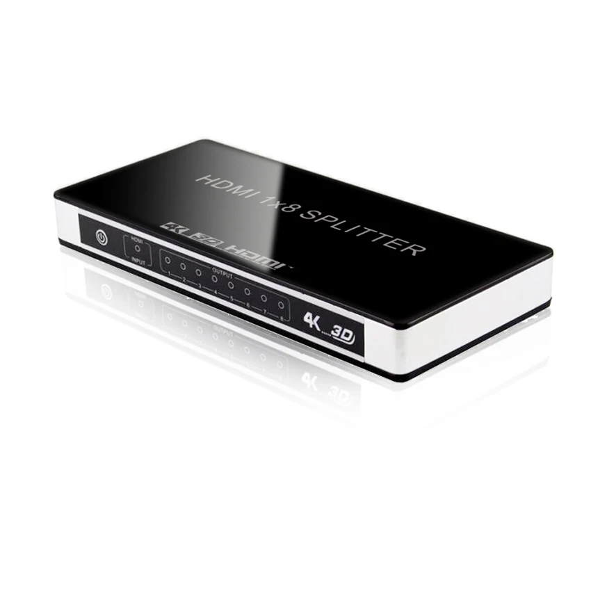 1x8 8 Ports Hdmi Powered Splitter For Full Hd 1080p 4k@30hz & 3d ...