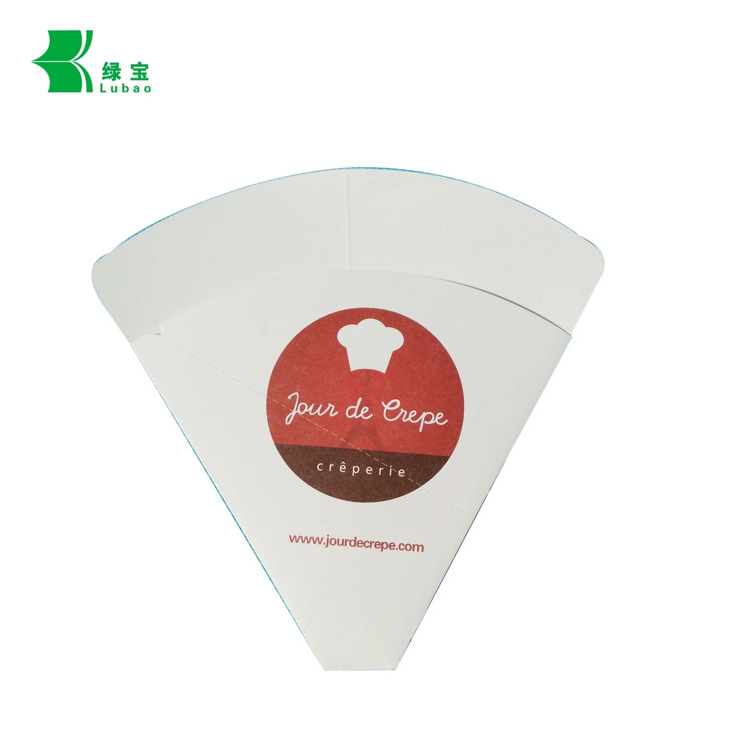 Paper Take Away Food Packaging Cone for Crepe - Disposable