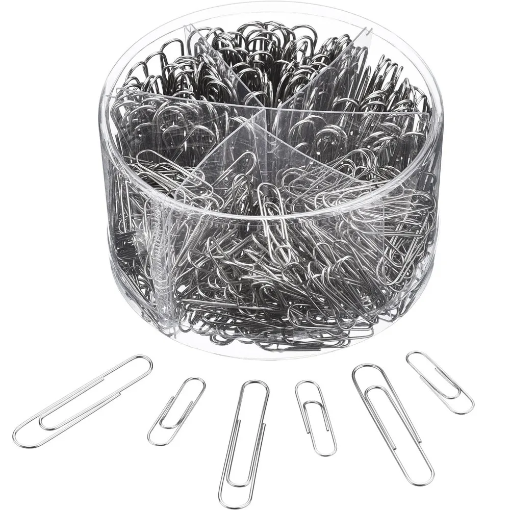 Triangle Plastic Paper Clips - Assorted Colors & Eco-friendly