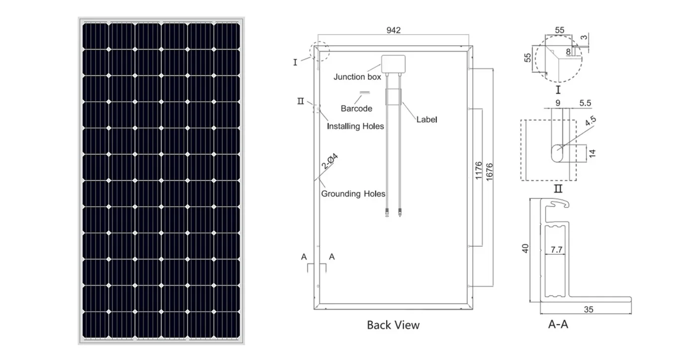 P.24 New Design Monocrystalline Silicon Commercial Solar Panel 400w ...