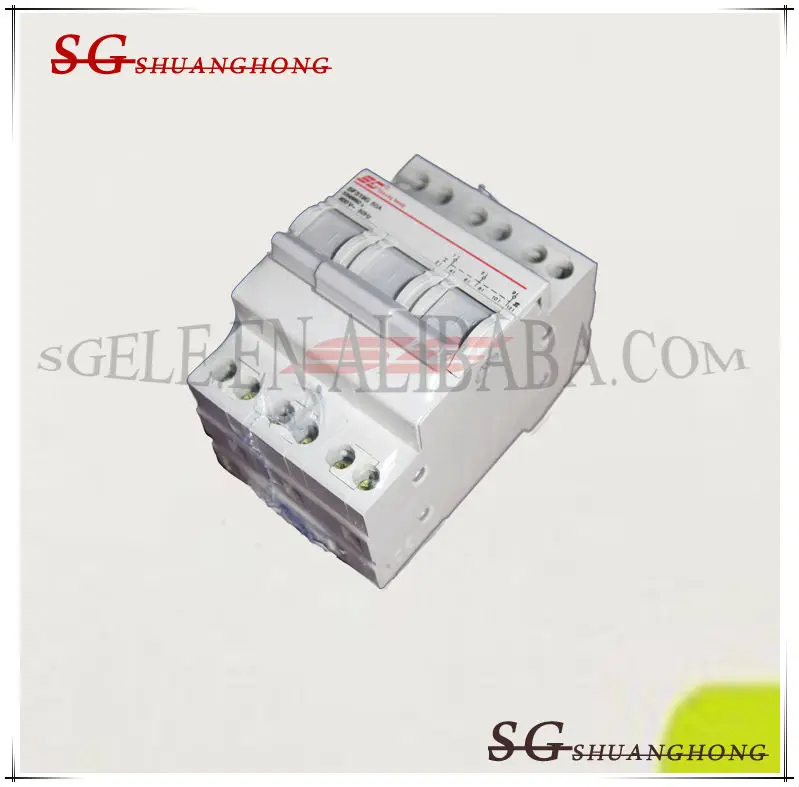 Din Rail Mounting Changeover Switch Double Throw Transfer Switch - Buy ...