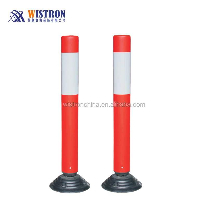 Plastic Road Warning Temporary Traffic Pillar Bollard Guard Traffic ...