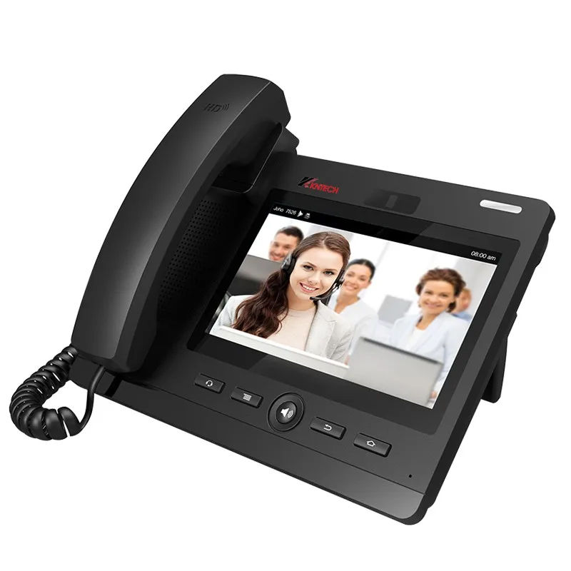 Office Phone with Screen - KNTECH Voip Touch Screen IP Intercom