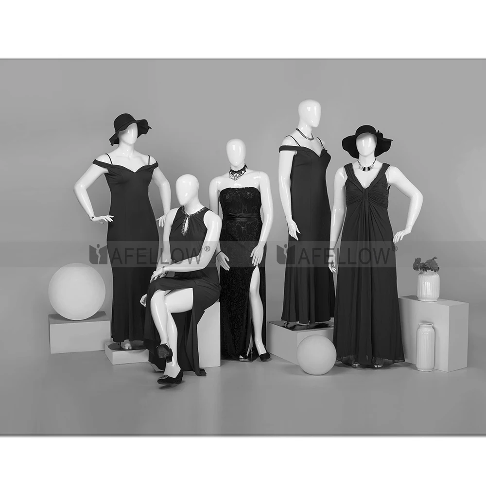 The New Type Plus Size Fat Xxl Full Body White Abstract Female ...