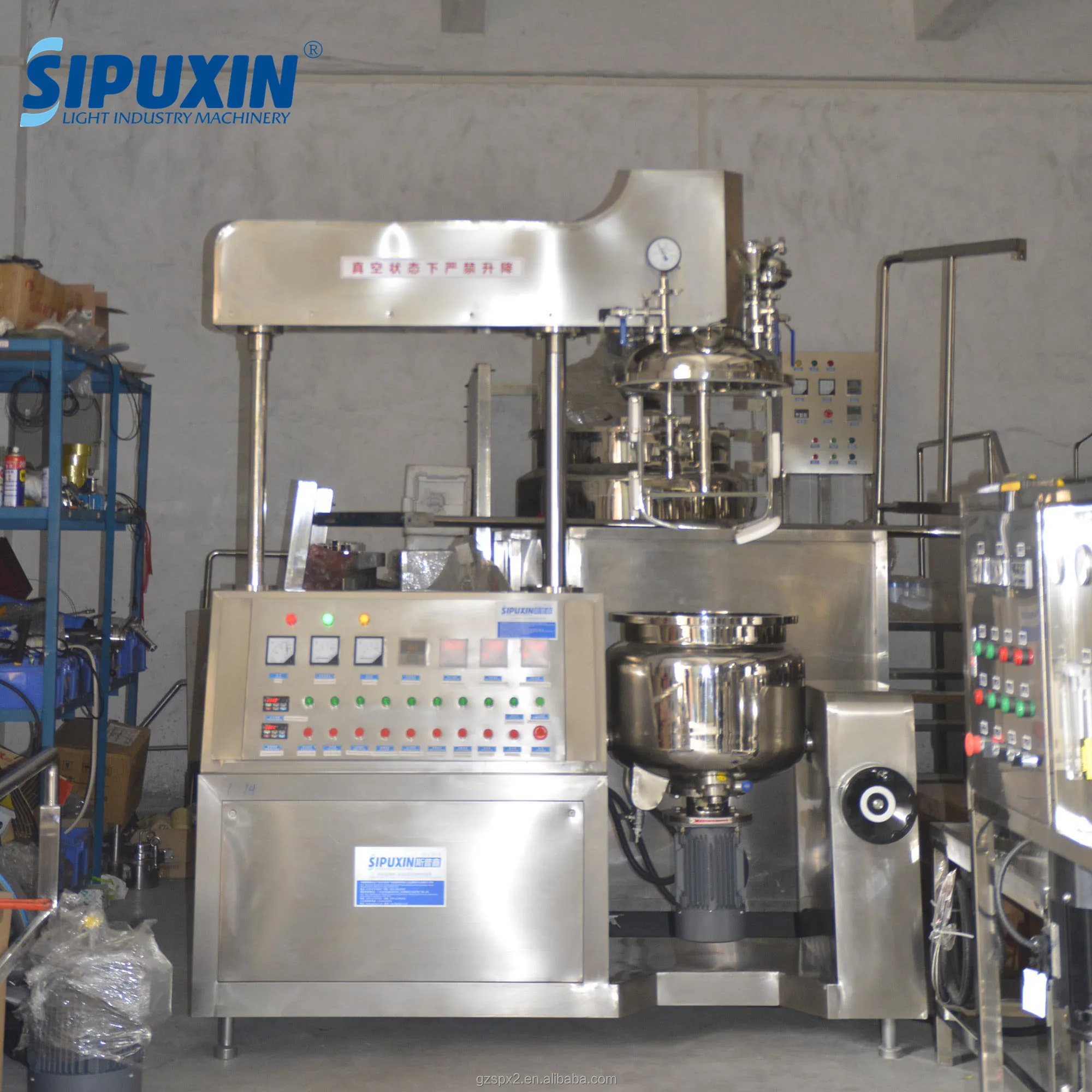 Cosmetic Cream Mixing Machine Cream Manufacturing Equipment - Buy ...