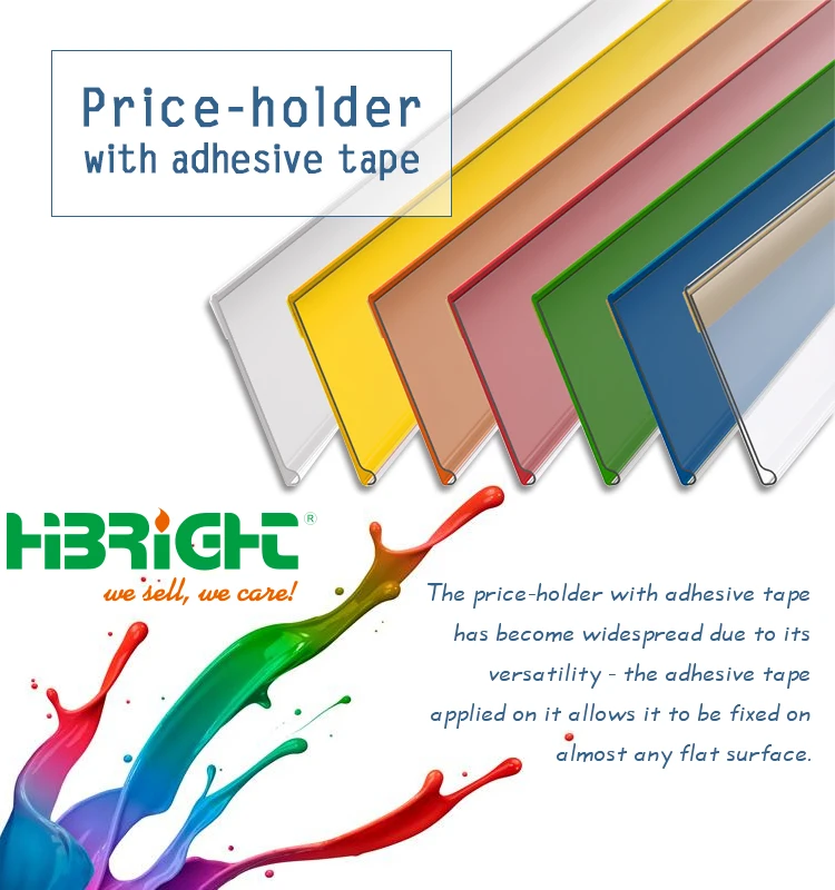 Supermarket Shelf Edge Strip - Customized Plastic Price Labels