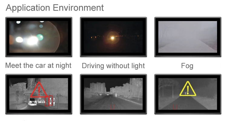 IP67 Car Vehicle Mounted AI Recognition Infrared Camera