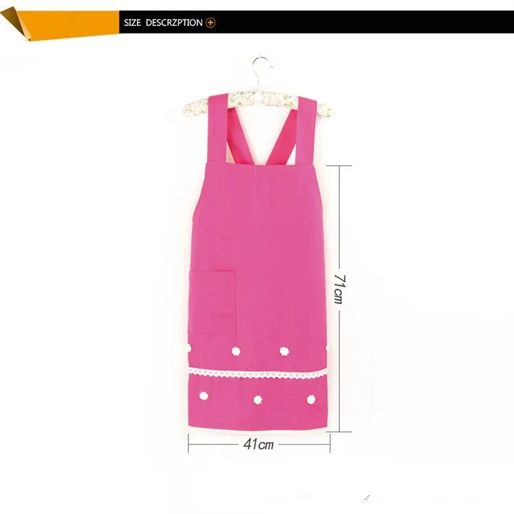 Unique Comfortable Lace Flower Easy Washing Apron For Cafe - Buy Lace ...