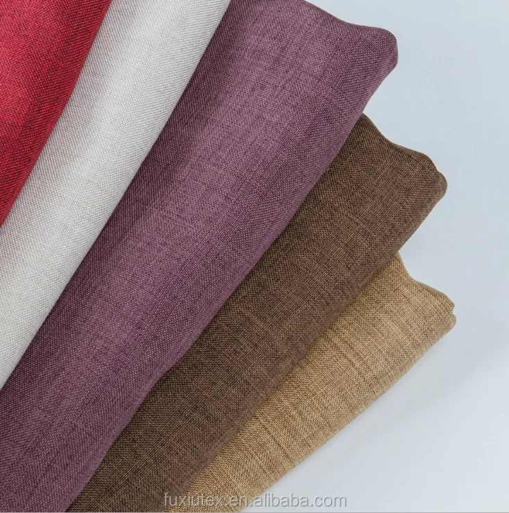 Superseptember 300d 600d Faux Linen Upholstery Fabric 100% Polyester ...
