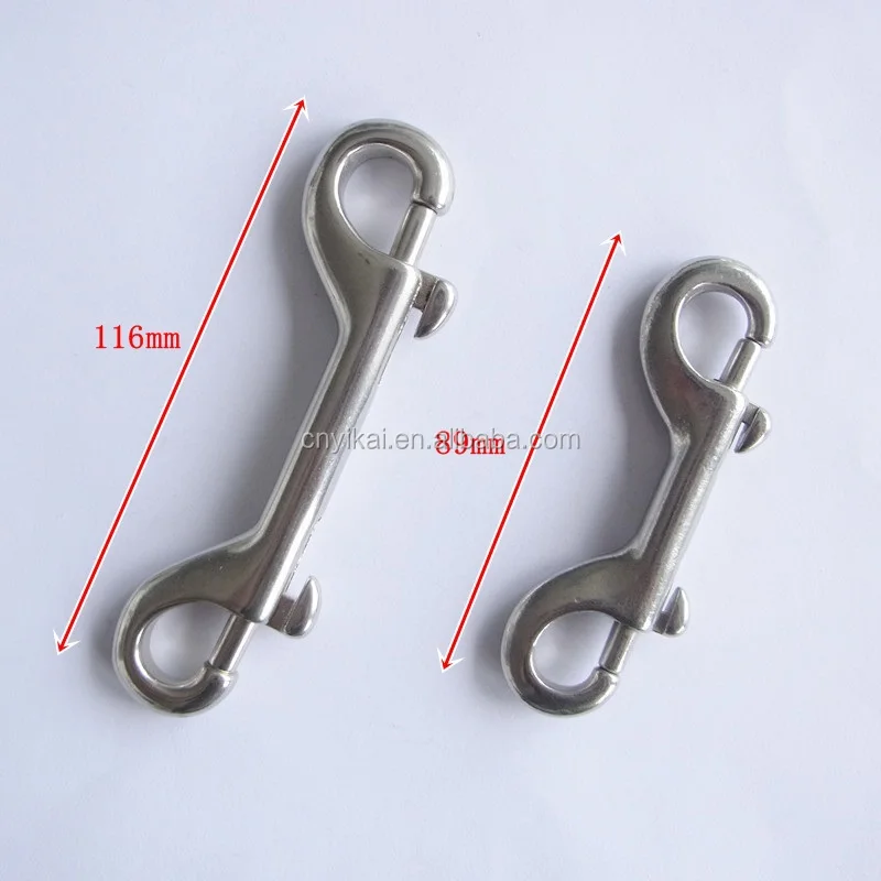 Double Ended Snap Hooks,Stainless Steel Double Bolt Hooks - Buy Double ...