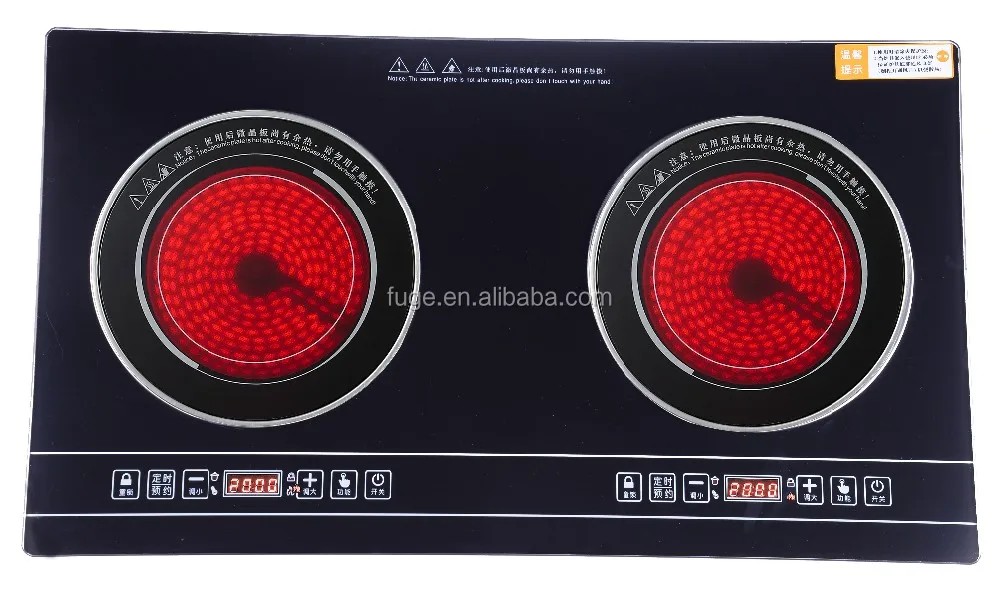 2 Burners Fh5 Kitchen Appliances Double Ceramic Cooker - Buy Double ...
