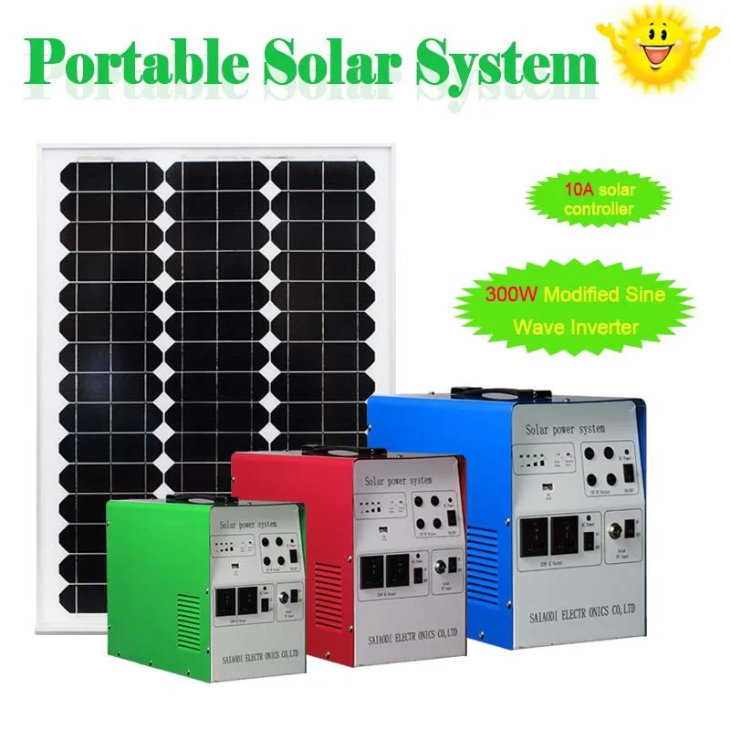 Portable Solar System 500w Solar Power Dc And Ac System Used Solar ...