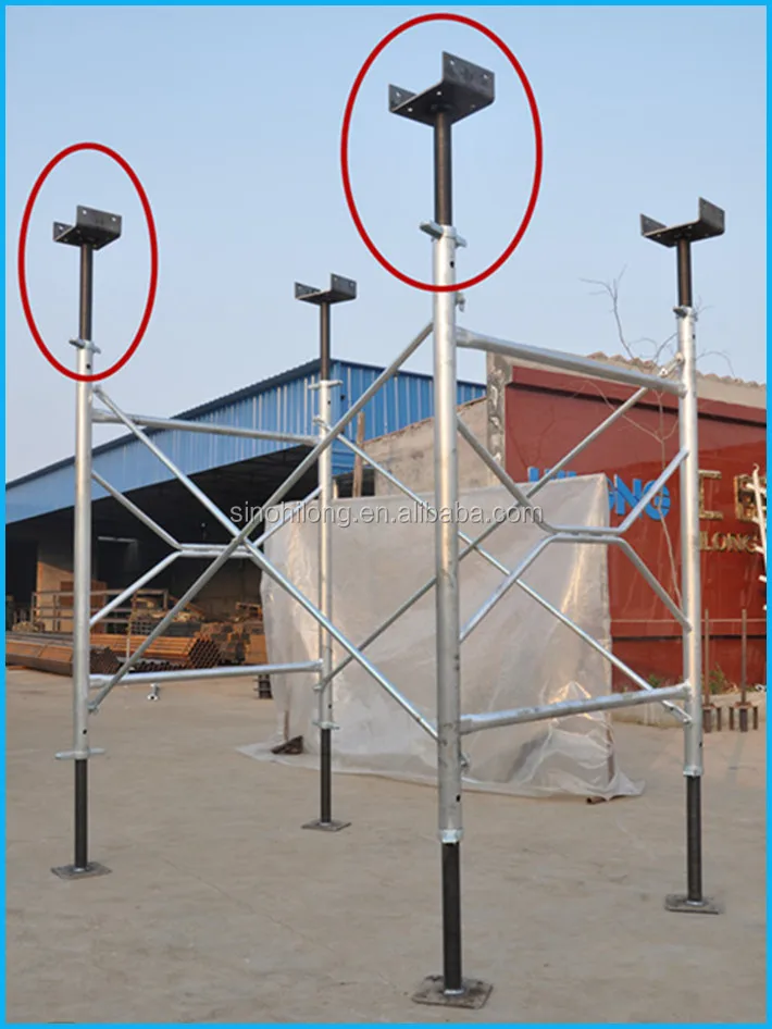 Adjustable Scaffolding Support U Head Jack/ Fork Head Jack For ...