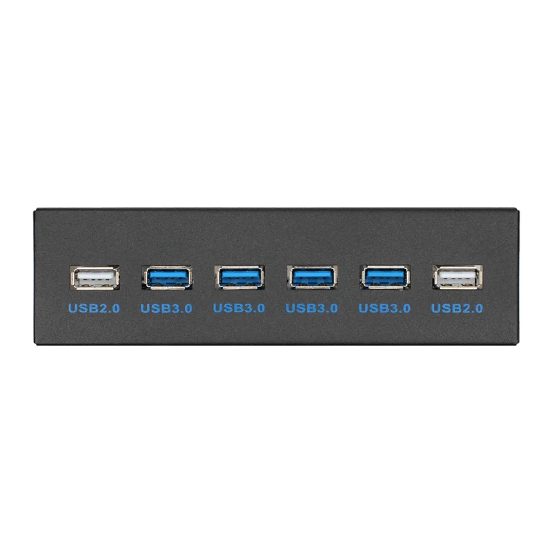 6 Ports 5.25 Inch Custom Computer Parts Front Panel With 4-port Usb 3.0 ...
