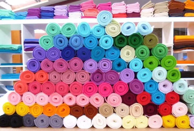 Customized Colorful 100% Wool Felt Fabric Rolls,Wool Blend Felt Fabric ...
