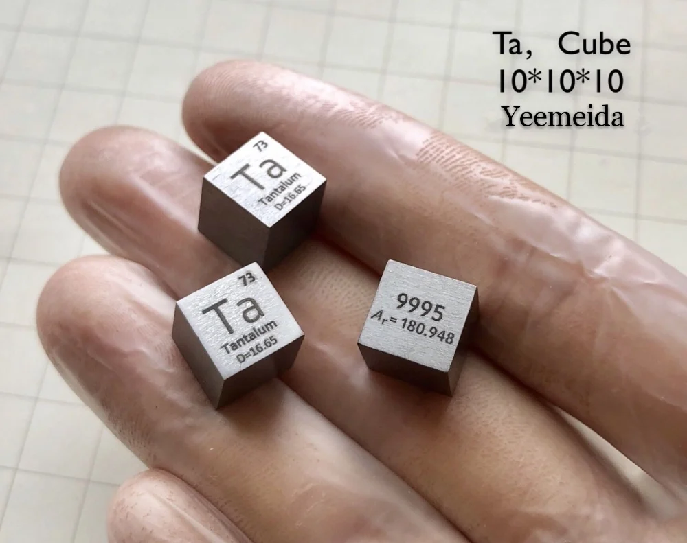 Density Cube Set - 10mm Metal Cubes for Periodic Table: Carbon ...