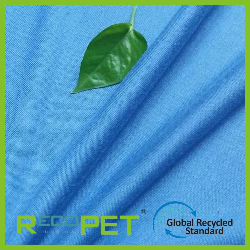 Rpet Recycled Polyester Staple Fiber Jersey Fabric - Buy Rpet Knitted ...