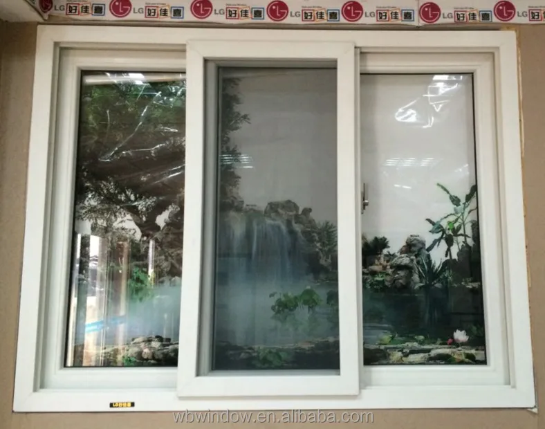Modern House Design Pvc Sliding Windows With Flying Screen,Pvc Windows ...