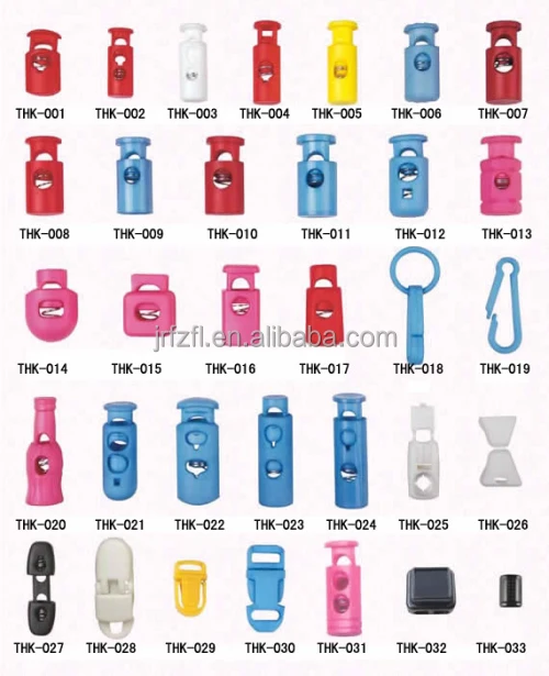 Plastic Cord Lock Stopper For Jacket Black Pig Nose Rope Stopper - Buy ...