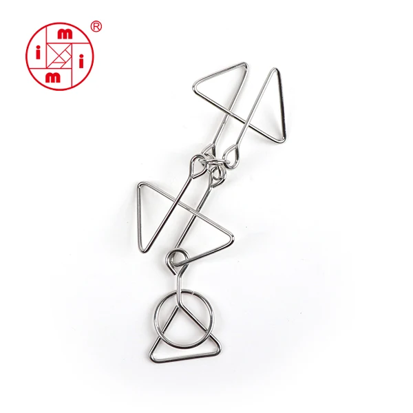 Interlocking Ring 3d Metal Puzzle With Rings Solution - Buy Metal ...