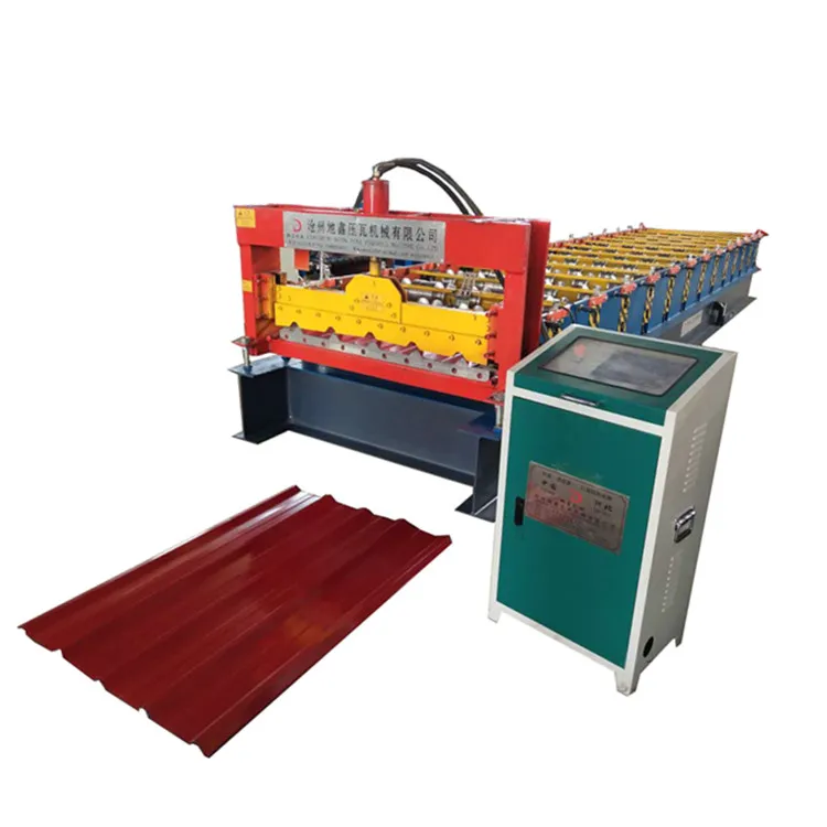 Automatic Color Steel Roof Tiles Making Machines Roll Forming Machine ...