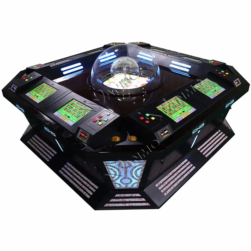 8 Players Ruleta Casino Electronic Roulette Table Machine For Sales ...