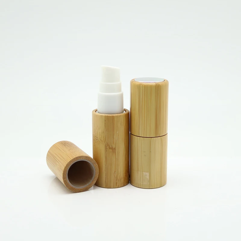 Migpack Biodegradable Wooden Cream Bottles Natural Luxury Bamboo Cup ...