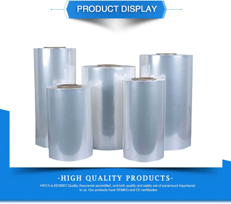 Pvc,Pp/pe,Pof Material Custom Pof Heat Shrink Film Plastic Packaging ...