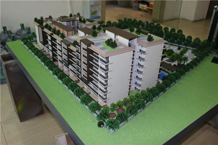 3d maquette model of architectural for construction and real estate ...