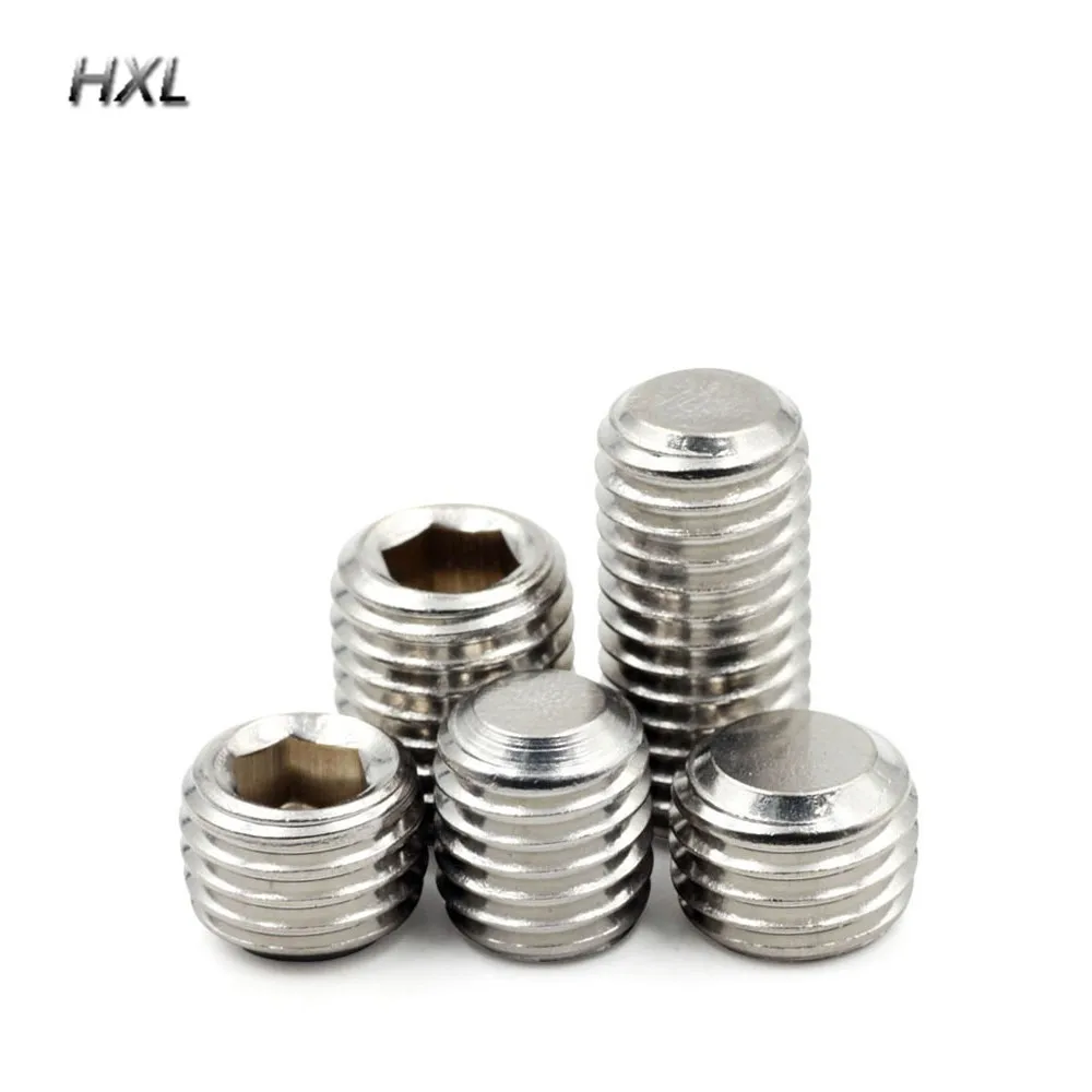 DIN 913 ISO 4026 Hexagon Socket Set Screws with Flat Point