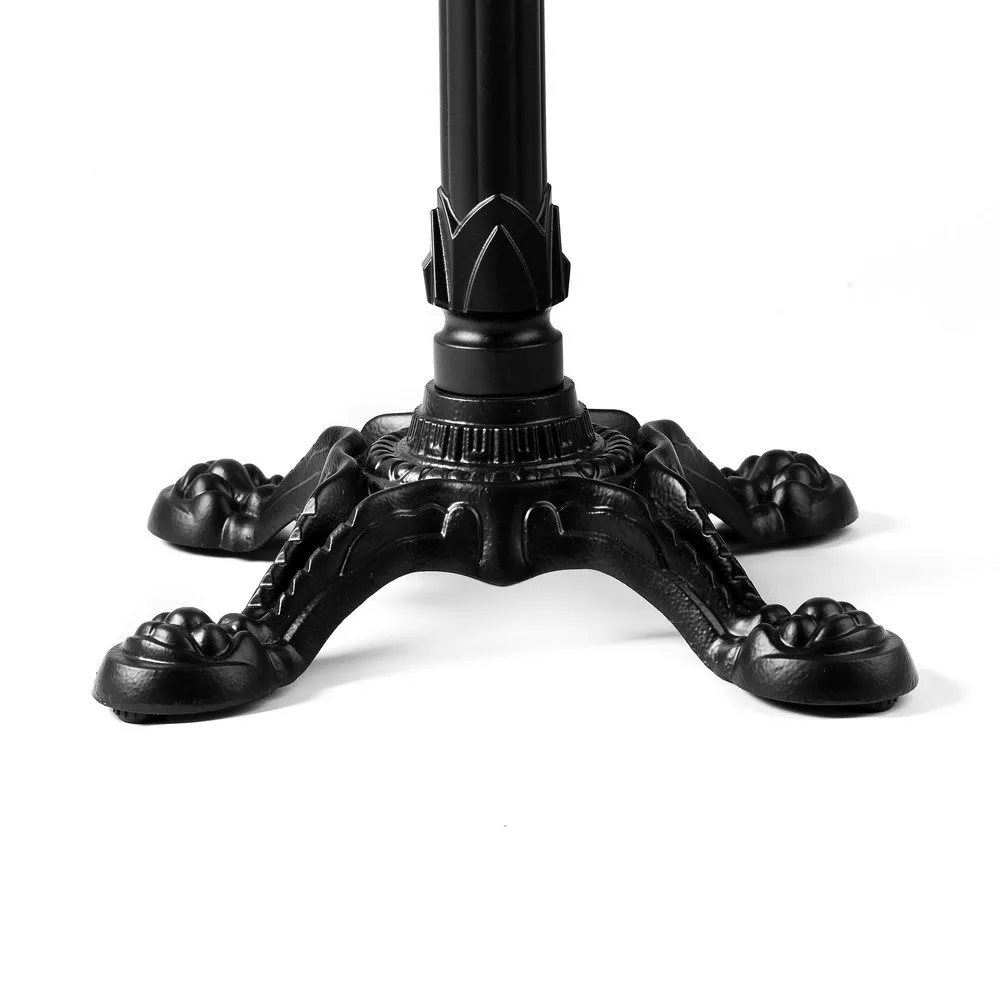 Industrial Hollow Column Cast Iron Black Pedestal Table Base - Buy ...