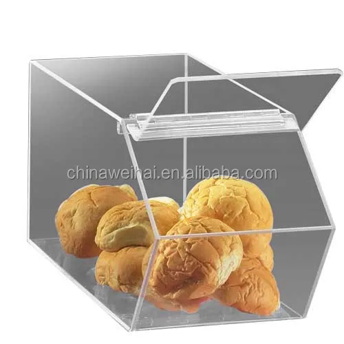 Clear Acrylic Bread Display Box - Buy Acrylic Bread Box,Acrylic Bread ...