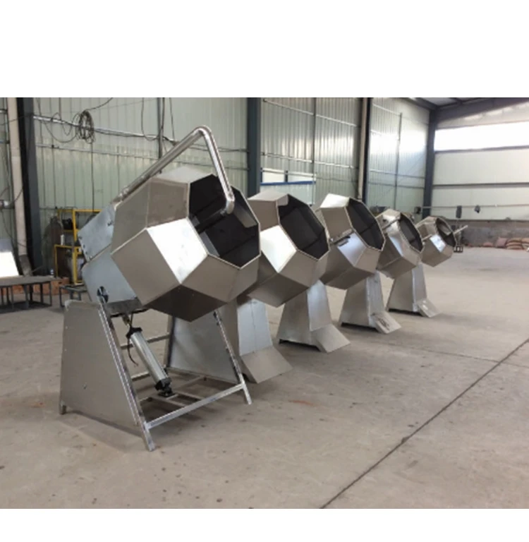 Batch Popcorn Rotary Mix Tumbler Snack Seasoning Coating Machine - Buy ...