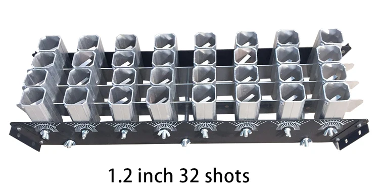1.2" Aluminium Racks for Fireworks Displays - 32 Shots