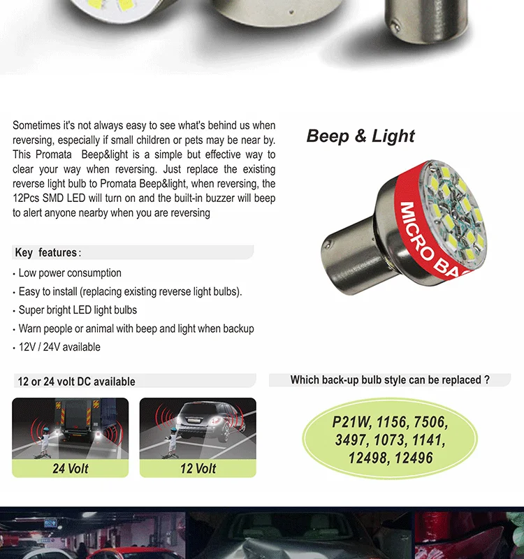 24v Led Reversing Light For Auto Truck - Buy Led Reversing Light For ...