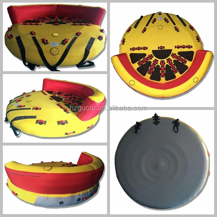 Cheap 6 Person Flying Crazy Ufo Inflatable Towables Sofa Tube For Water ...