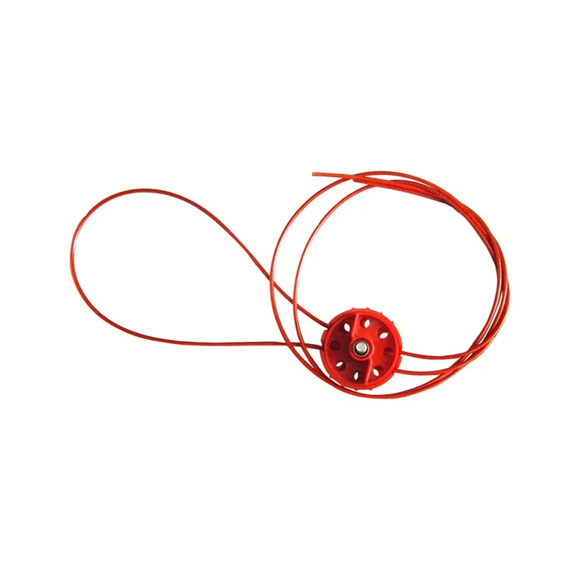Safety Lockout Wire Rope Lock With 1.8m Pvc Coated Heavy Duty Steel ...