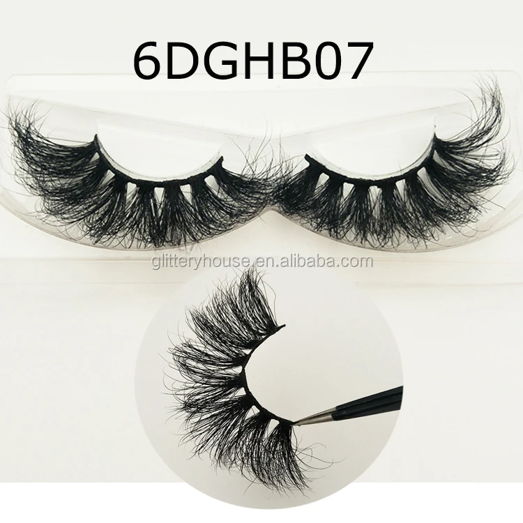 Super Fluffy Mink Fur Lashes Extra Dramatic Long Thick Curl Eyelashes ...
