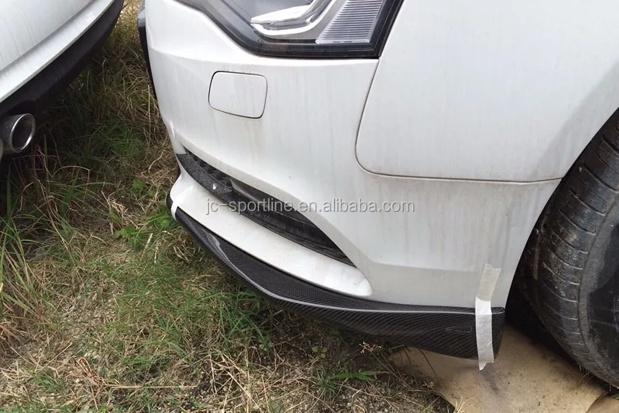 Carbon Fiber Front Bumper Lip For Audi A5 Quattro Coupe Sportback Non ...