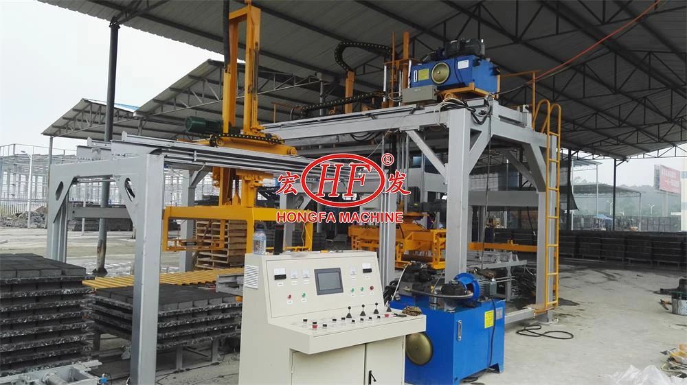 Guangxi Hongfa Concrete Brick Stacking Machine Automatic Palletizer ...