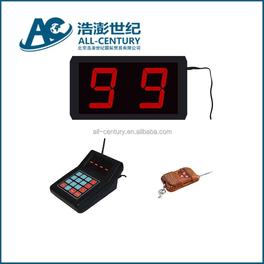 4 Dig Display Type Electronic Queue Management System For Calling The ...