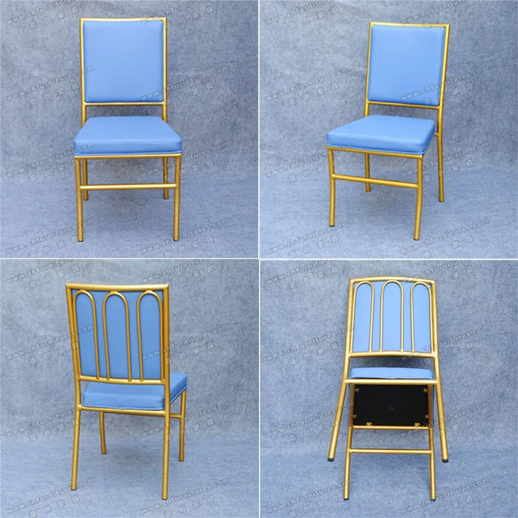 Blue Pu Leather Tiffany Chair Produced By China Professional Tiffany ...