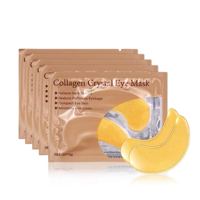 Private Label Hyaluronic Acid Sheet Eye Patch - 24K Gold Collagen