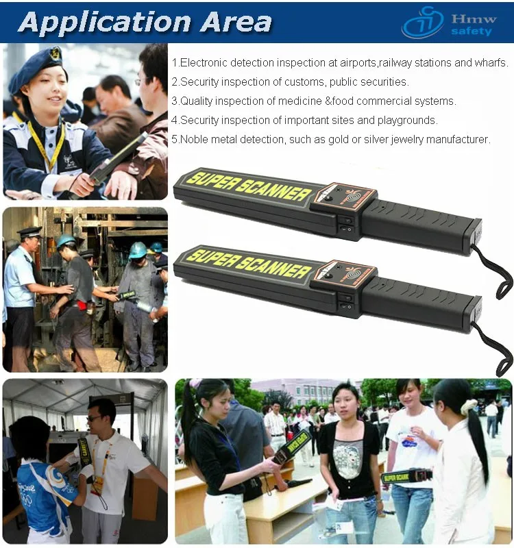 MD-3003b1 super scanner handheld airport security body scanner metal ...